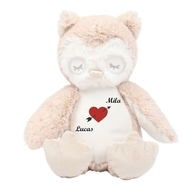 Valentijn knuffel met eigen opdruk | 14 februari kado