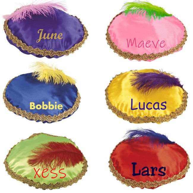 Pietenmuts met naam bedrukken