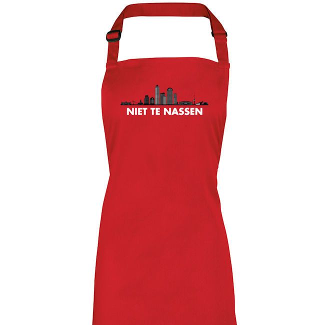 Kookschort/BBQ Schort met SKYLINE